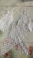 China Large Lace Collar Accessory Elegant Applique and Trim for Fashionable Dresses and Accessories for sale