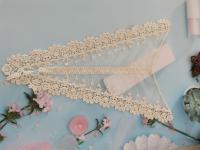China Hot Sale Neck Lace Trim  Neckline  Water Soluble  Crochet Mesh  Neckline   for Ladies' Garments for sale