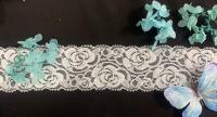 China High Quality Vintage Floral Lace Trim Both Sides Small Wavy Asymmetric Design with High Elasticity for DIY Accessories for sale