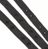 China High End Concealed Buckle Strap DIY Fabric Handmade Accessories Black White Plastic Buttons for Baby Mother's Press Button for sale