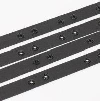 China High End Concealed Buckle Strap DIY Fabric Handmade Accessories Black White Plastic Buttons for Baby Mother's Press Button for sale