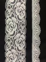 China Elastic Lace Trimming White Handmade DIY Fabric Sofa Curtain Material Lace Trimming Accessories for sale