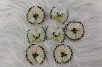 China Cute for Smiley Face for Sunflower Plush Brooch Style Patches Accessory Pin Decoration for sale