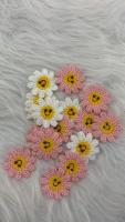 China Cute for Smiley Face for Sunflower Plush Brooch Style Patches Accessory Pin Decoration for sale