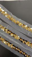China High-End DIY Hand-Made Sequin Beaded Jewelry Accessories for Shoes Hats Clothes-Collar Beaded Ribbon for sale