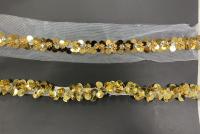 China High-End DIY Hand-Made Sequin Beaded Jewelry Accessories for Shoes Hats Clothes-Collar Beaded Ribbon for sale