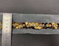 China High-End DIY Hand-Made Sequin Beaded Jewelry Accessories for Shoes Hats Clothes-Collar Beaded Ribbon for sale
