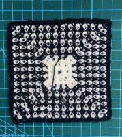 China Children's Clothing Chain Embroidery Patches Hand Crochet Lace Pocket Decoration Label Flower Edge Customizable for sale