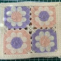 China Children's Clothing Chain Embroidery Patches Hand Crochet Lace Pocket Decoration Label Flower Edge Customizable for sale