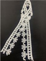 China European Style Luxury High-End Water-Soluble Lace Decorated with Intricate Sequins for sale