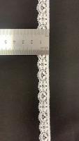 China High Quality Thick Lace Trim 1.5 cm Spandex Nylon  Elastic Lace Trim for Ladies' Garments for sale