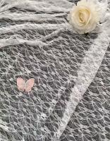 China Elastic Openwork Lace Fabric (90% Nylon/10% Spandex) - Soft Romantic Apparel Textile for sale