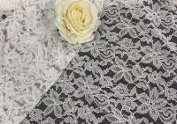 China French Lace Fabric Lingerie Wedding Clothing Accessories Fashion Hollow Embroidery Lace for sale