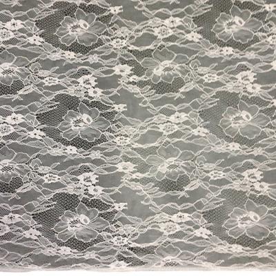 China High Quality White Nylon Lace Fabric with Eco-Friendly 3D Soft Flower Embroidery Trim for Wedding Evening Dresses Shoes Bags for sale