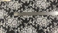 China New White Lace Fabric for Wedding Photo Net Curtain Sofa Clothing Curtain-Premium Lace Background for sale