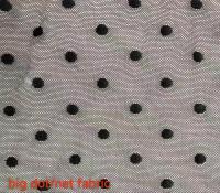 China Fashion Dress Love Shape Print Tulle Mesh Fabric and Big /Small Dot Mesh Net Fabric for Clothes Wedding Dress for sale