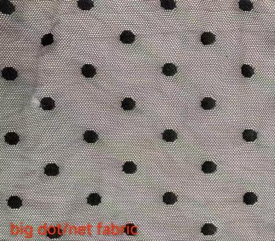 China Fashion Dress Love Shape Print Tulle Mesh Fabric and Big /Small Dot Mesh Net Fabric for Clothes Wedding Dress for sale
