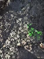 China Women's Clothing Fabric New Design Nylon Spandex Elastic Artificial Silk French Embroidery Lace for sale