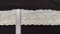 China High Quality Chicken  Lace Trim 100% Cotton  Embroidery for Child Skirt & Shoes & Bags for sale
