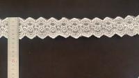 China European Pattern Eco-Friendly Water Soluble Sexy Embroidered Applique Tulle Mesh Lace Trim for Skirts and Wedding Headbands for sale