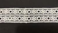 China Eco-friendly Water Soluble Embroidery Polyester Lace with Tassels for Women's Skirts Bags & Shoes for sale