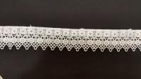 China High Quality Water Soluble Polyester Embroidery Lace Trim 8CM Width for T-shirt Hem Decoration Textile Use for sale