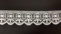 China Water Soluble Embroidery Polyester French Lace Trim Eco-Friendly Tirm Accessories for Women's Clothing Fabric Decoration for sale