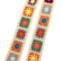 China Multi-Color Eco-Friendly French Lace Trim for Clothing Dresses Headbands Cowboy Accessories Crochet Embroidery Style for sale