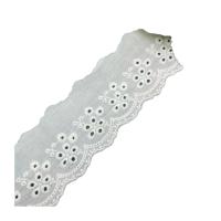 China 100% Cotton Embroidered  CHICKEN Lace Trimming Accessories for Dresses Clothing for sale