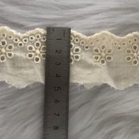 China 100% Cotton Embroidered  CHICKEN Lace Trimming Accessories for Dresses Clothing for sale