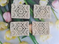 China Cording Embroidery Patches Hollow Out Soft Cotton Crochet Knit for Suit Clothing for sale