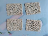 China Cording Embroidery Patches Hollow Out Soft Cotton Crochet Knit for Suit Clothing for sale