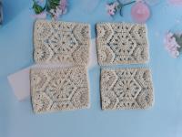 China Cording Embroidery Patches Hollow Out Soft Cotton Crochet Knit for Suit Clothing for sale