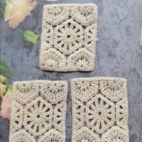 China Cording Embroidery Patches Hollow Out Soft Cotton Crochet Knit for Suit Clothing for sale