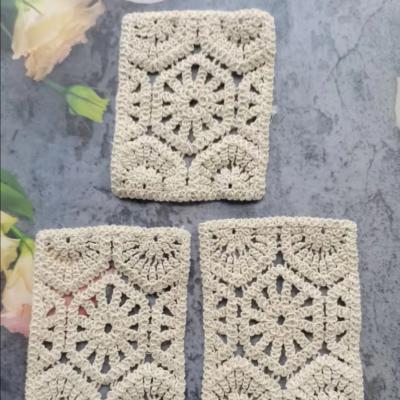 China Cording Embroidery Patches Hollow Out Soft Cotton Crochet Knit for Suit Clothing for sale