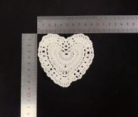 China Bow Shaped Heart- Shaped Milk Yarn Patches for Women's Clothing Like Sweaters and Cardigans for sale