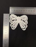 China Bow Shaped Heart- Shaped Milk Yarn Patches for Women's Clothing Like Sweaters and Cardigans for sale
