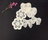 China Bow Shaped Heart- Shaped Milk Yarn Patches for Women's Clothing Like Sweaters and Cardigans for sale