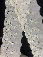 China Chicken Embroidered Lace Trim for Ladies 14cm Total Width for Clothing Sleeve or Skirt Decoration for sale