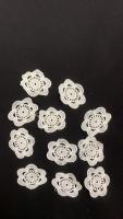 China 3D Bow and Flower Cotton Patches Lace Embroidery Flower Diy Handwork on Clothing  Accessories for sale