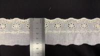 China Water-Soluble Barcode Cotton Lace for Home Decor & Children's Accessories Soft Embroidery Hollow Lace Design for sale