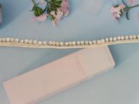 China 1.3cm Pom Pom Water Soluble Lace Trim 100% Cotton for Ladies' Garments for sale