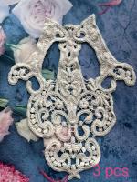 China New DIY Clothing Decals Handmade Lace Accessories for Underwear Pants Pockets with Badges for sale
