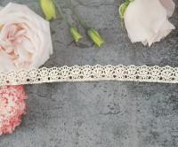 China Water-Soluble Embroidery Lace Trim Wave-Edge Lace Trim for Ladies' Dress Clothing Decoration for sale