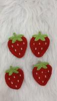 China Fruit Strawberry Pattern Embroidery Patch Size Can Be Customized  Patch for Children's Garments and Shoe Decoration for sale
