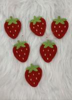 China Fruit Strawberry Pattern Embroidery Patch Size Can Be Customized  Patch for Children's Garments and Shoe Decoration for sale