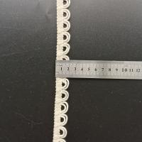 China 2CM Cotton Lace Trim Water-Soluble Lace Accessory Crochet Lace  for Ladies' Garments for sale