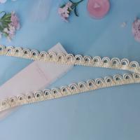 China 2CM Cotton Lace Trim Water-Soluble Lace Accessory Crochet Lace  for Ladies' Garments for sale