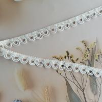 China 2CM Cotton Lace Trim Water-Soluble Lace Accessory Crochet Lace  for Ladies' Garments for sale