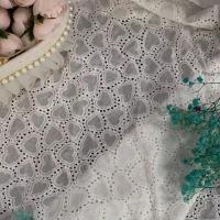 China High Quality Soft and Comfortable Cotton Water-Soluble Lace Heart-Shape Embroidered Fabric for sale